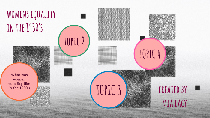 women in the 1930's by mia lacy on Prezi