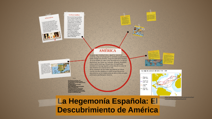 La Hegemonía Española: El Descubrimiento de América by Nancy Hernandez ...