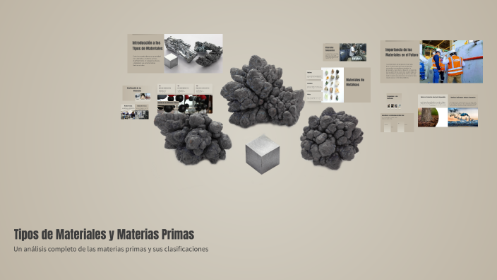 Tipos de Materiales y Materias Primas by thiago pernias on Prezi