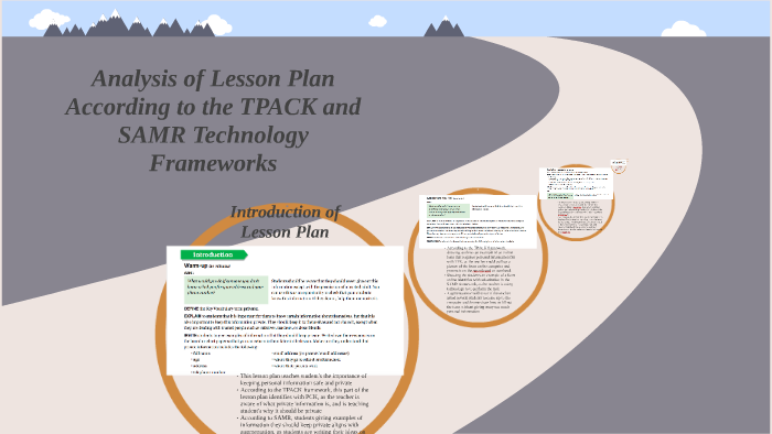 Analysis of Lesson Plan According to the TPACK and SAMR Technology ...