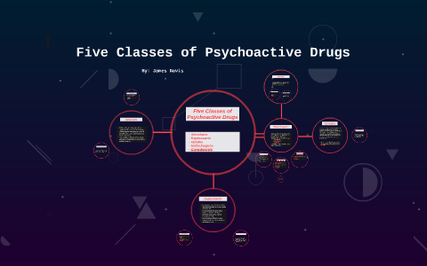 Five Classes of Psychoactive Drugs by James Davis on Prezi
