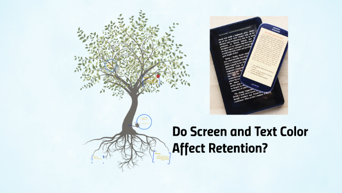 Do Screen and Text Color Affect Retention? by shyanne webster on Prezi