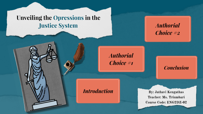 Injustices in the Judicial System - Media Presentation by Jathavi K on ...