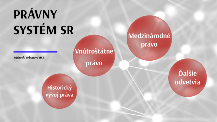 Právny systém SR by Michaela Urbanová on Prezi