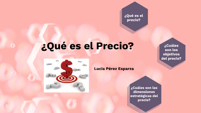 ¿Qué es el precio? by Lucia Perez on Prezi