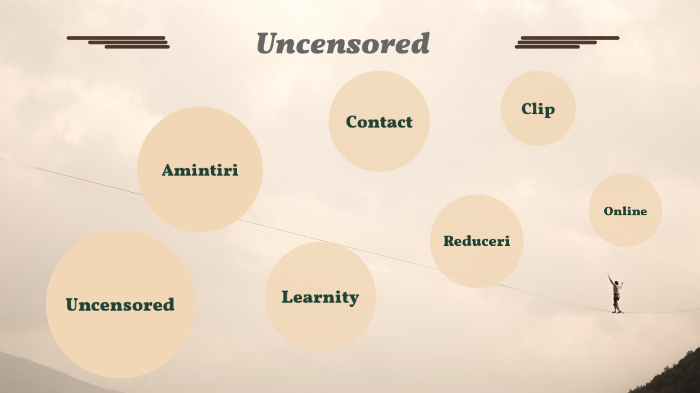 Uncensored by Andreea Chirita on Prezi