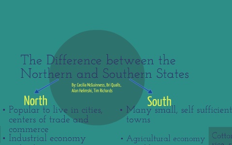 Difference Between Northern and Southern States by Yukon McGuinness on ...