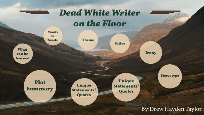 Dead White Writer on the Floor by Cassidy Chalk on Prezi
