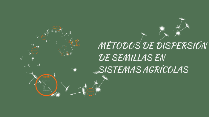 MÉTODOS DE DISPERSIÓN DE SEMILLAS EN SISTEMAS AGRÍCOLAS by Joana ...