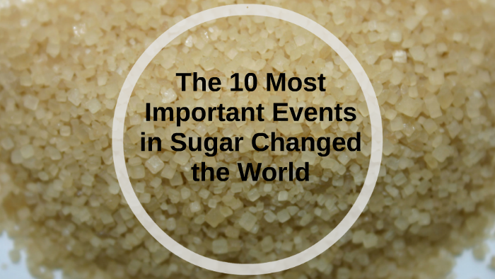 10 Most Important Events in Sugar Changed the World by Gabriella Brown ...