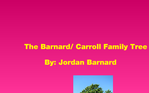 The Barnard/ Carroll Family Tree by Jordan Barnard on Prezi