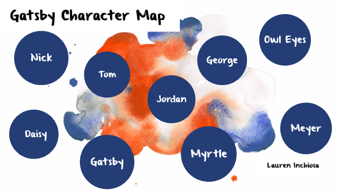 Gatsby Character Map by lauren inchiosa on Prezi
