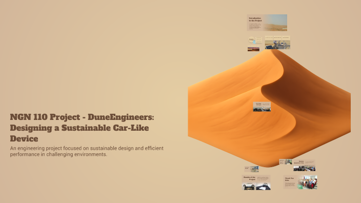 NGN 110 Project - DuneEngineers: Designing a Sustainable Car-Like ...