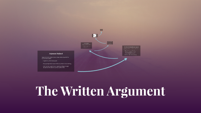 Crafting a Written Argument by Chad Larson on Prezi