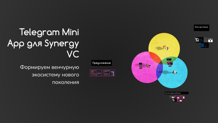 Telegram Mini App для Synergy VC by Anastasia Vasileva on Prezi