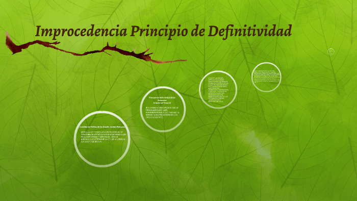 Improcedencia Principio de Definitividad by JORGE LUIS RESENDIZ on Prezi