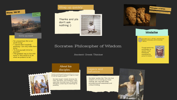 Socrates: Ancient Greek Philosopher by Aleck on Prezi