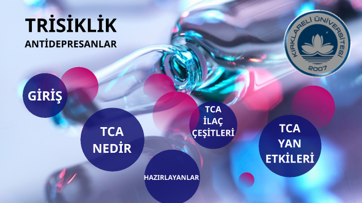 TRİSİKLİK ANTİDEPRESANLAR by selin nisa erdoğan on Prezi
