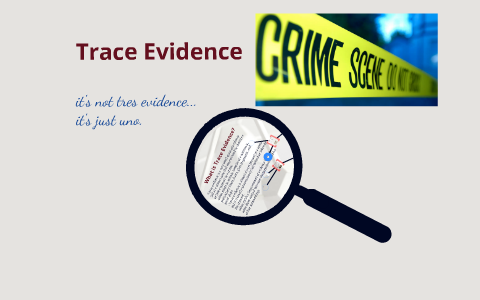Forensic Science: Trace Evidence by Katie McKenna on Prezi