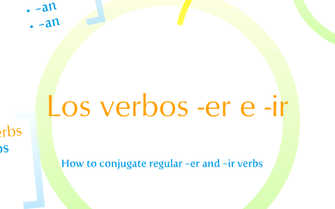 Los verbos -er / -ir by Catherine Smith on Prezi