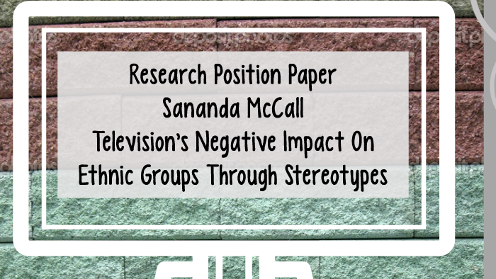 Research Position Paper by Sananda McCall on Prezi