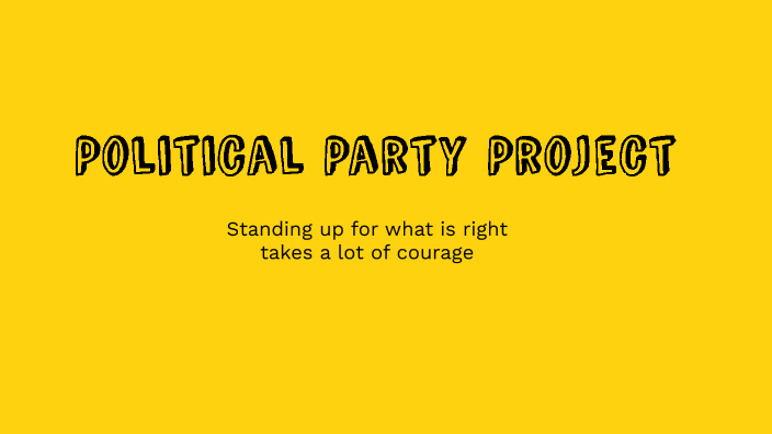 Political Party Project by Aniyah Spencer on Prezi
