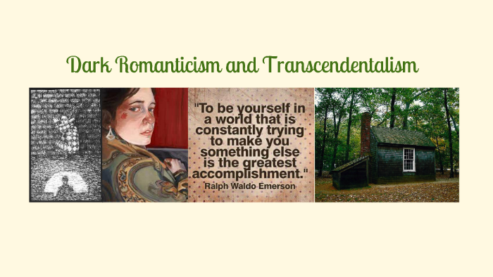 American Dark Romanticism and Transcendental Thought by Justin Leigh on ...
