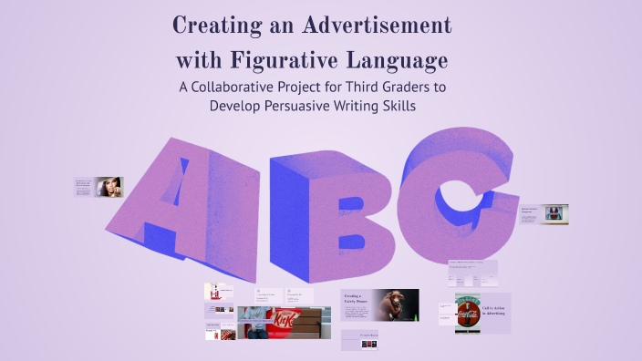 Creating an Advertisement with Figurative Language by Frances Reitz on ...