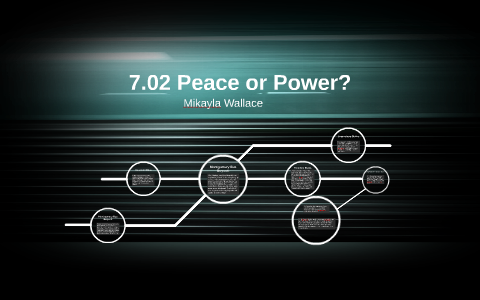 7.02 Peace or Power? by Mikayla Wallace on Prezi