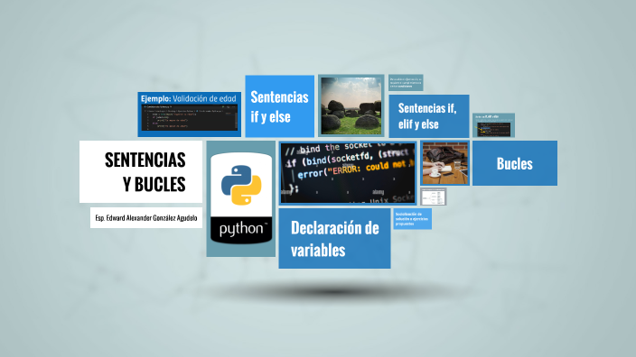 Sentencias y bucles en Python by EA González on Prezi