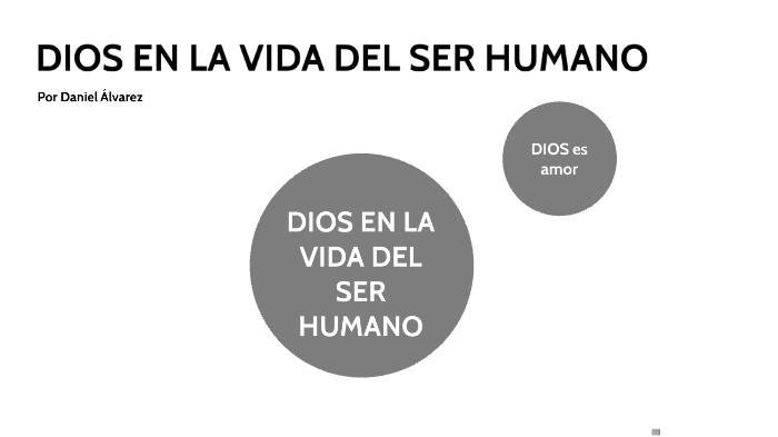 DIOS EN LA VIDA DEL SER HUMANO by Dani 06 on Prezi