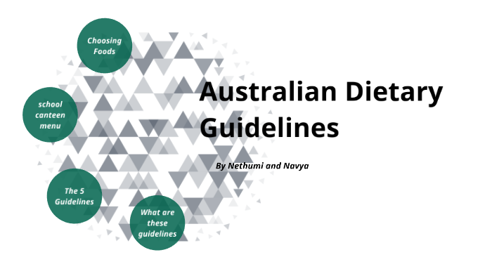 PDHPE Dietary Guidelines by Navya Gajella on Prezi