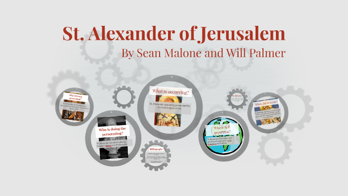 St. Alexander of Jerusalem by Will palmer on Prezi