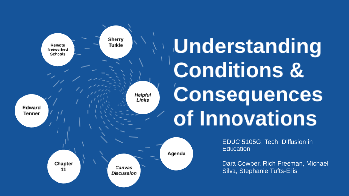 Understanding Conditions & Consequences of Innovations by Stephanie T ...