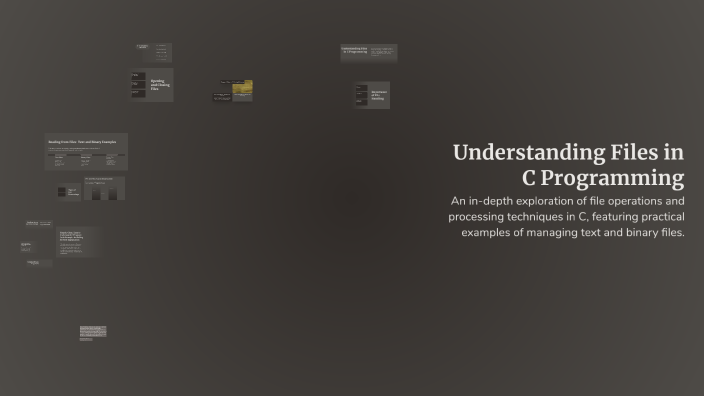 Understanding Files in C Programming by Deepika S on Prezi