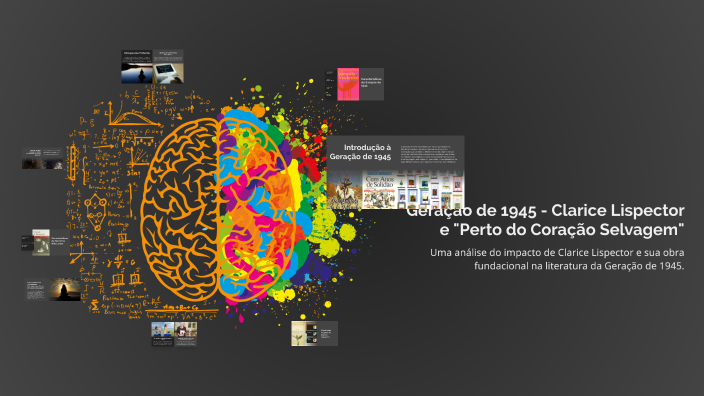 Geração de 1945 - Clarice Lispector e "Perto do Coração Selvagem" by ...