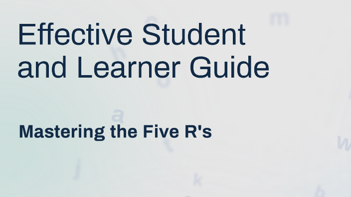 Effective Student and Learner Guide by Rohan Dave on Prezi