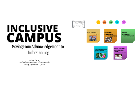 Inclusive Campus: Moving from Acknowledgement to Understanding by on Prezi