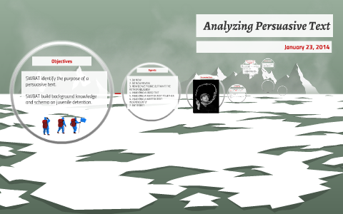 Analyzing Persuasive Texts by