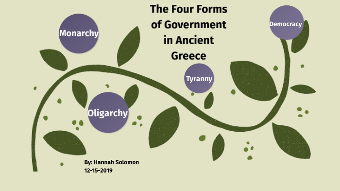 The Four Forms of Government in Ancient Greece by Hannah Solomon on Prezi