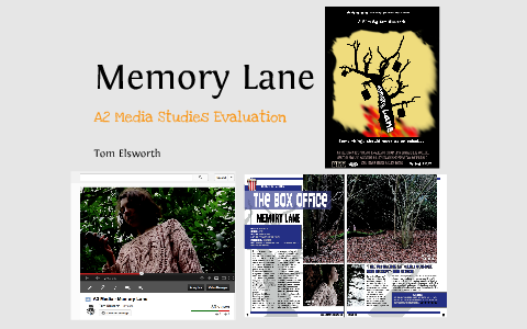 A2 Media Evaluation - Memory Lane by Tom Elsworth on Prezi