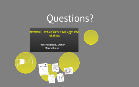 Meet MABEL: The World's Fastest Two-legged Robot with Knees by Esther ...