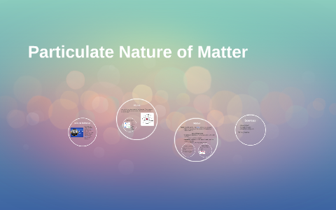 Particulate Nature of Matter by Samantha Curiak on Prezi