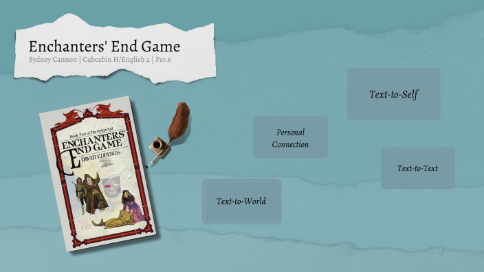 Enchanters' End Game by Sydney Cannon (062SydCann) on Prezi