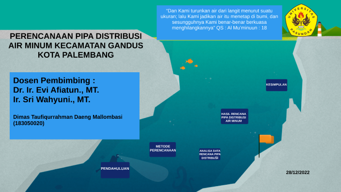 PERENCANAAN PENGEMBANGAN PIPA DISTRIBUSI AIR MINUM by dimas taufiqurrahman