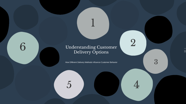 Understanding Customer Delivery Options by Cj myers on Prezi