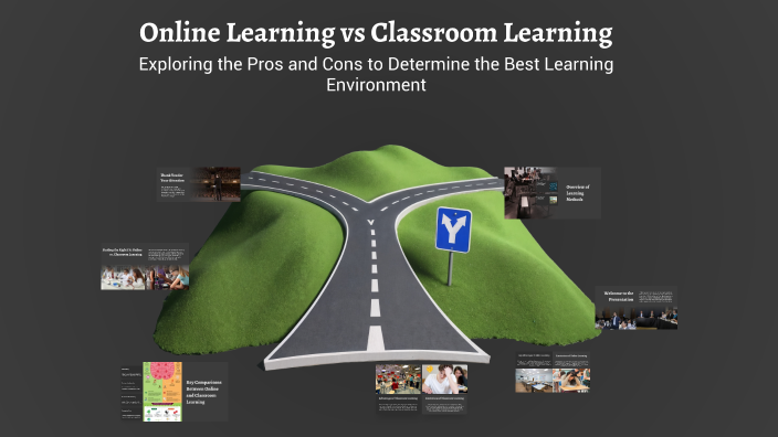 Online Learning vs Classroom Learning by Karan Mohanty on Prezi