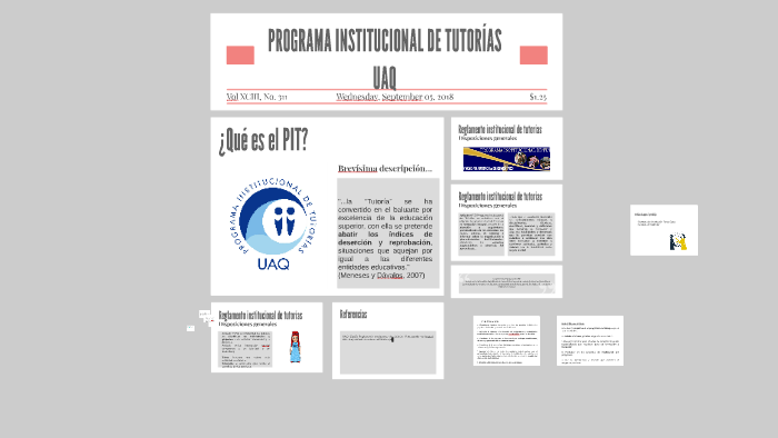 PROGRAMA INSTITUCIONAL DE TUTORÍAS by Ana L. on Prezi