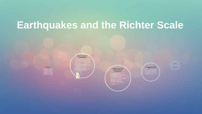 Earthquakes and the Richter Scale by iris van Veldhoven on Prezi