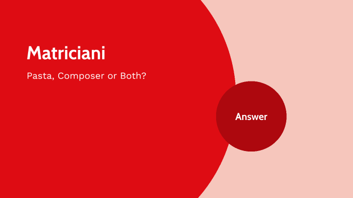 Pasta or Composer or Both? by Tracey Mumford on Prezi